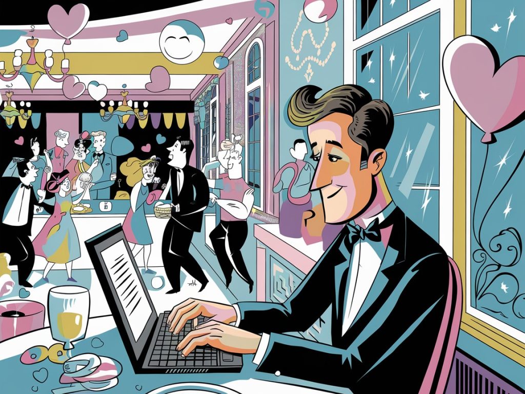 Le Fondateur D’une Startup Qui Code Pendant Son Mariage