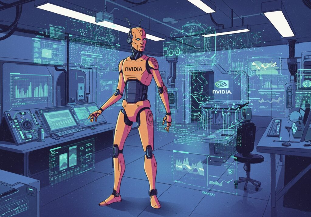 Nvidia Groot N1 : L’IA Révolutionne la Robotique Humanoïde